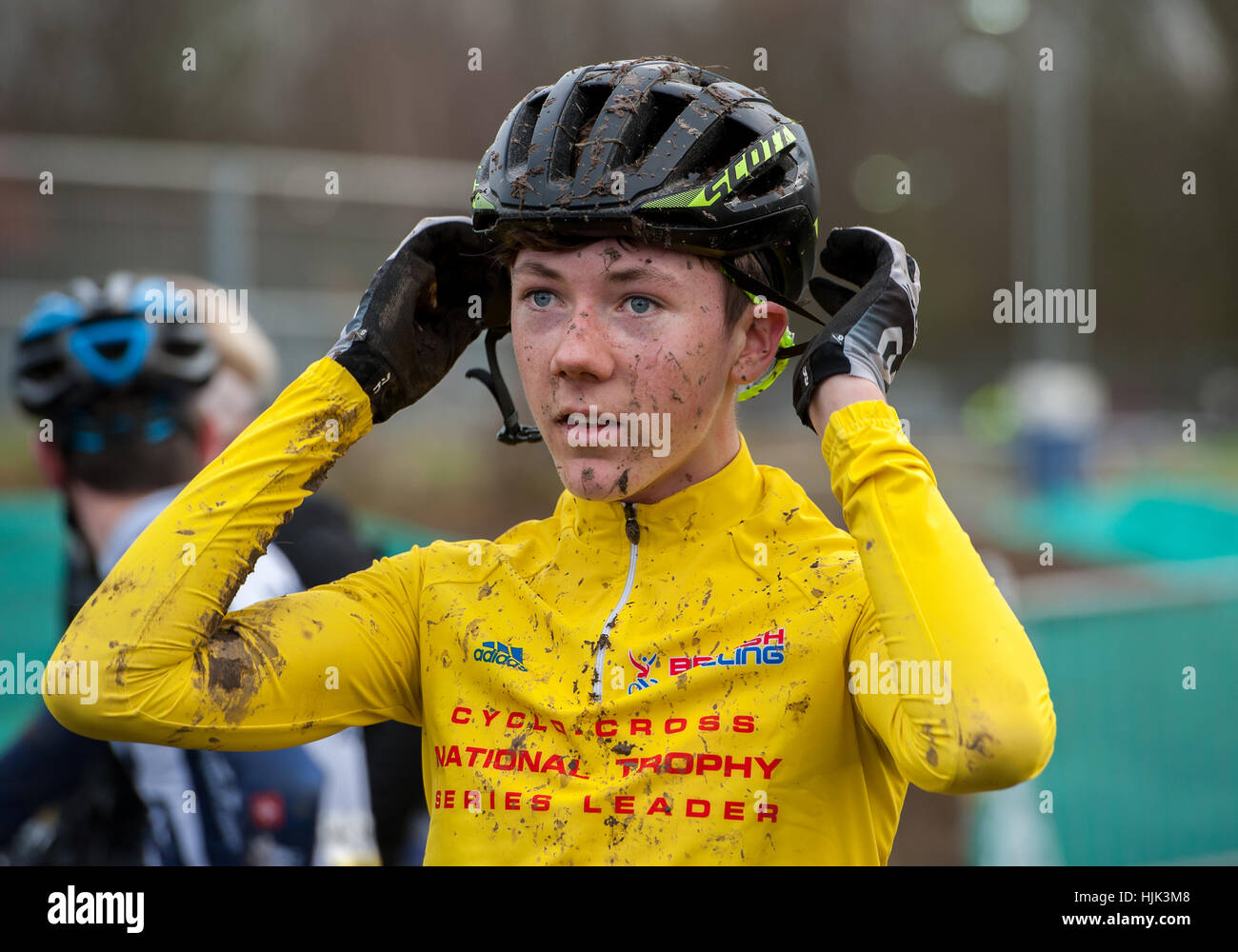 Charlie Craig National trophy Winner in Cyclocross Stock Photo - Alamy