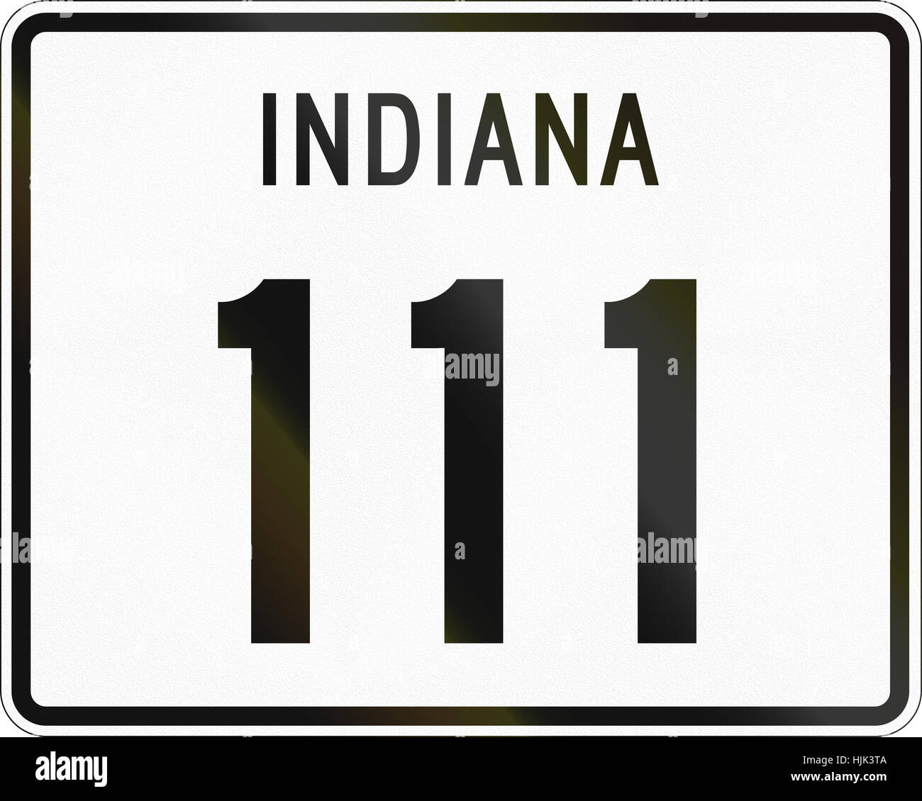 Indiana Route shield used in the United States Stock Photo - Alamy