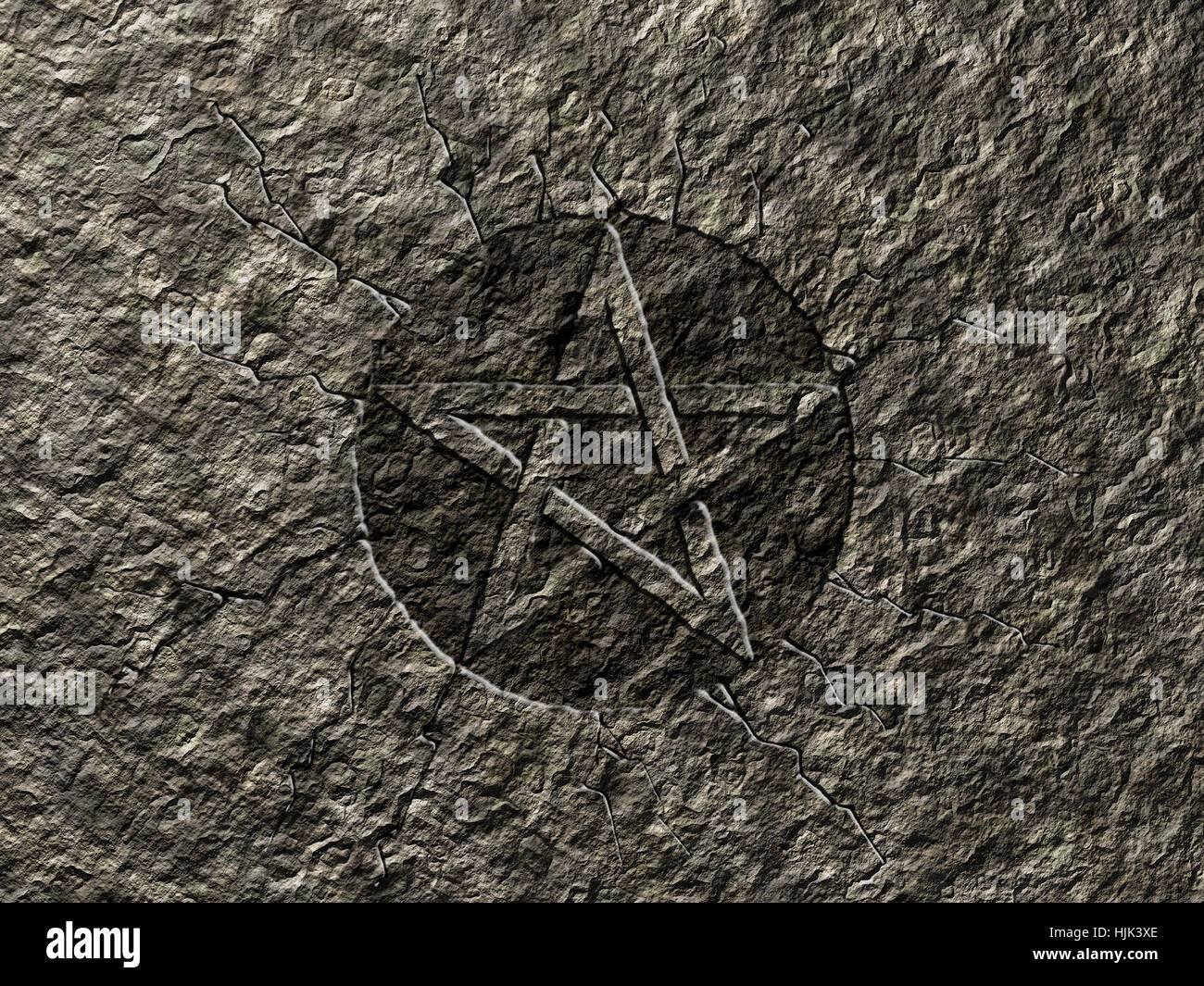 Pentacle stone hi-res stock photography and images - Alamy