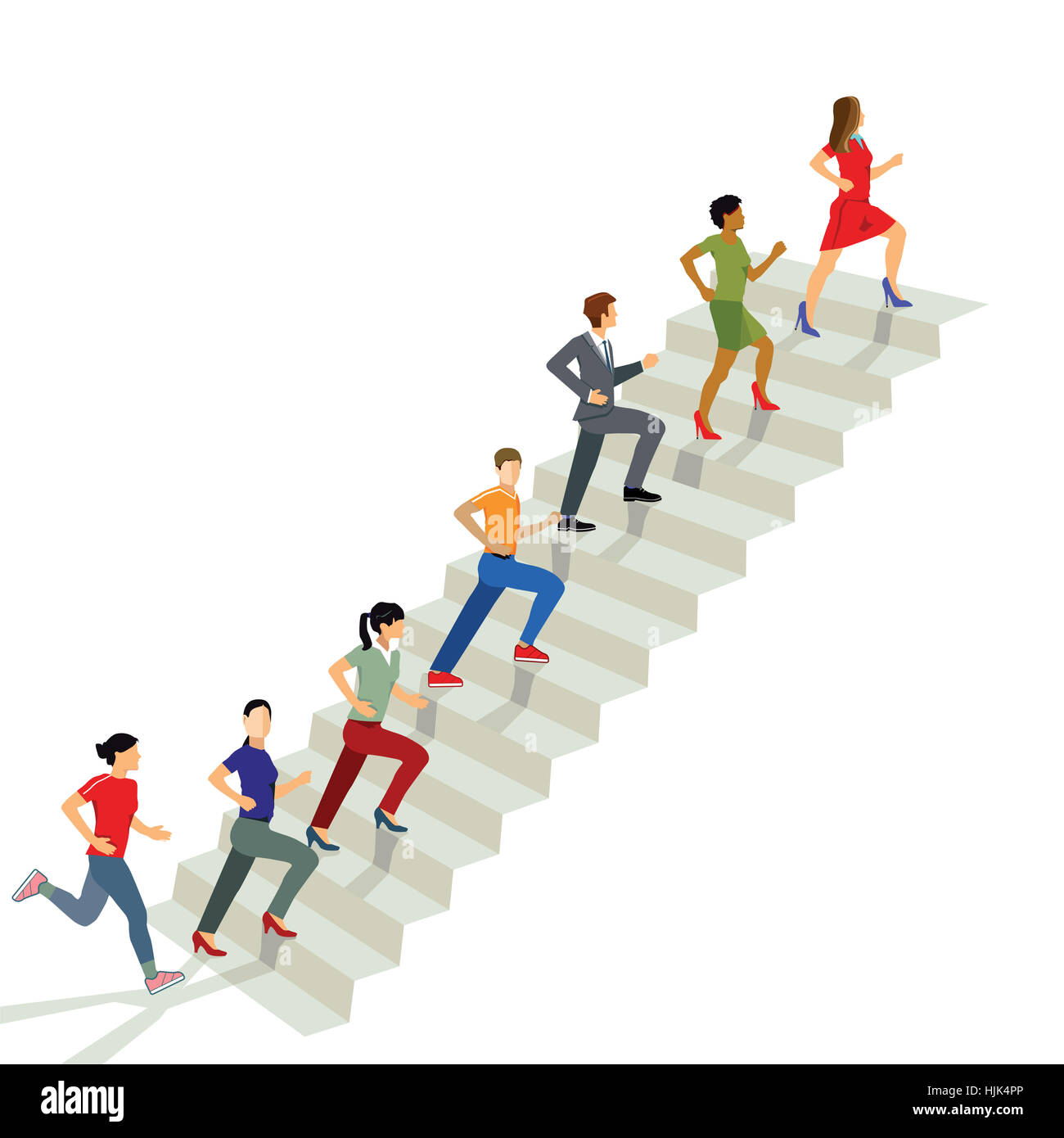 Successful career advancement Stock Photo - Alamy