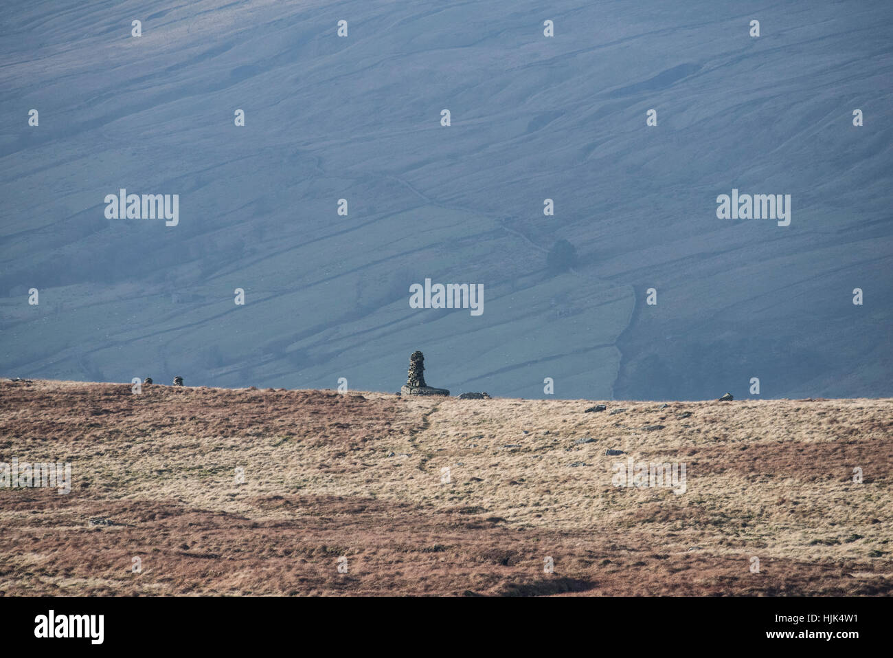 Pikes Edge and Upper Dentdale, England Stock Photo - Alamy