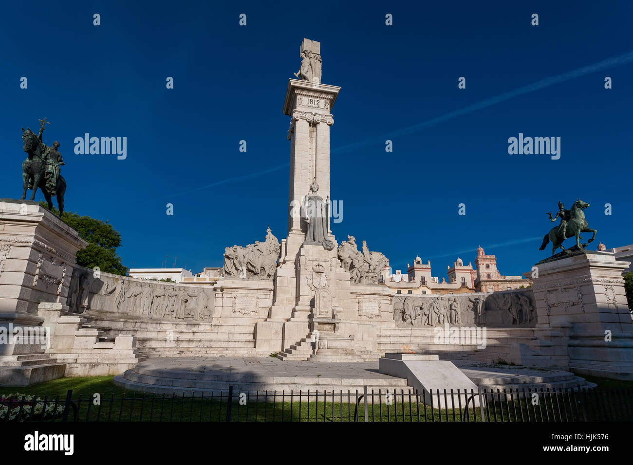 Cadiz Monument in Cádiz to the Cortes and the 1812 constitution Stock ...