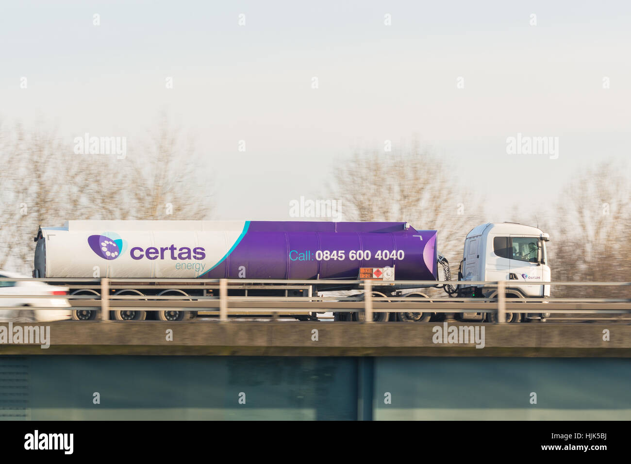 Certas Energy tanker - Scotland, UK Stock Photo - Alamy