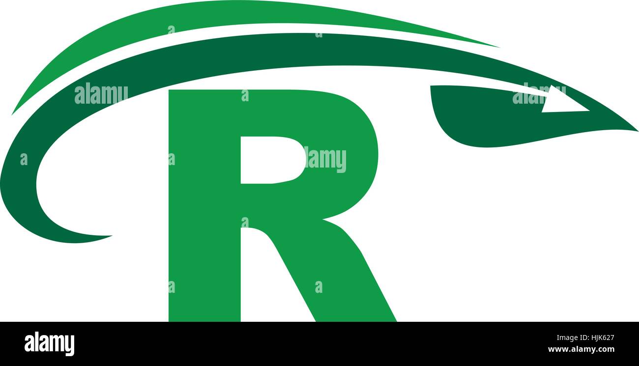 R leaf Stock Vector Images - Alamy