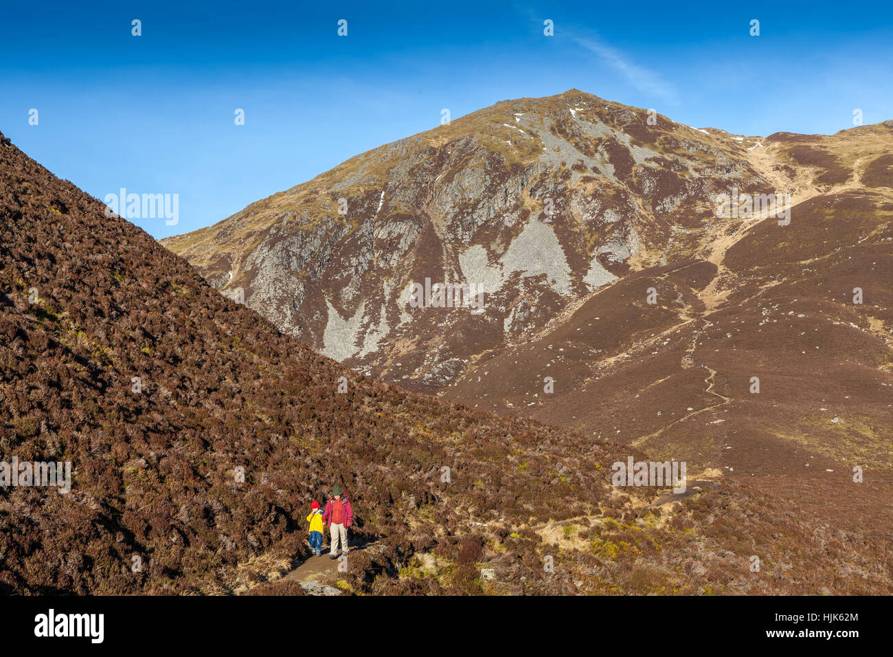 The mountain of Ben Vrackie near Pitlochry, Perthshire, Scotland, UK ...