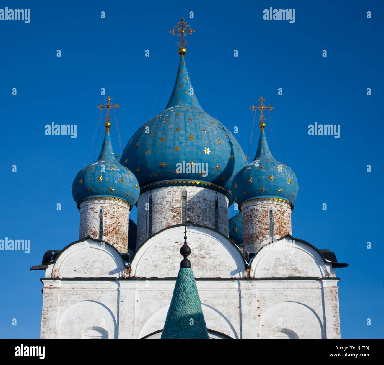 blue, religion, church, stone, green, cathedral, dome, cross, golden ...