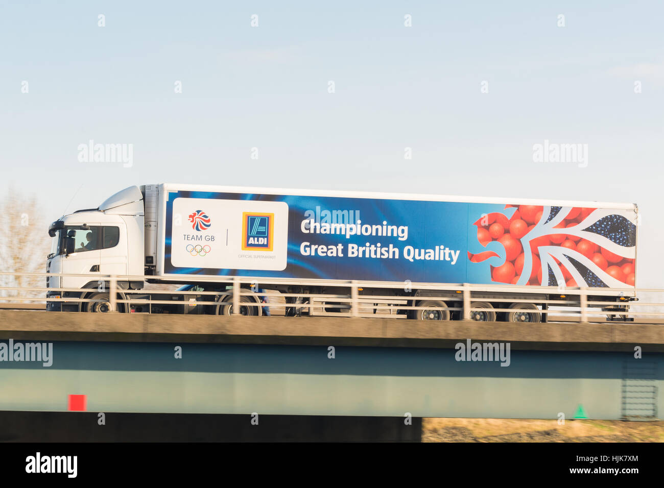 Aldi lorry hi-res stock photography and images - Alamy