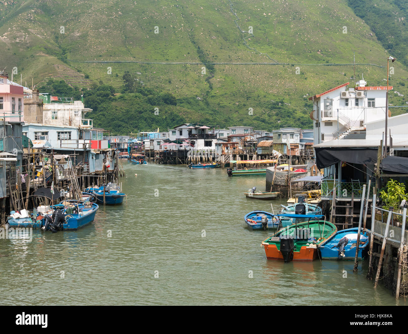 Tai O Fishing Village of Lantau Island in Hong Kong, China Stock Photo ...