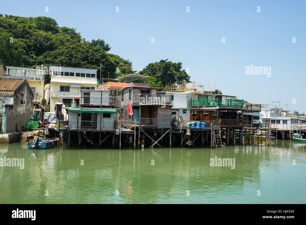 Tai O Fishing Village of Lantau Island in Hong Kong, China Stock Photo ...