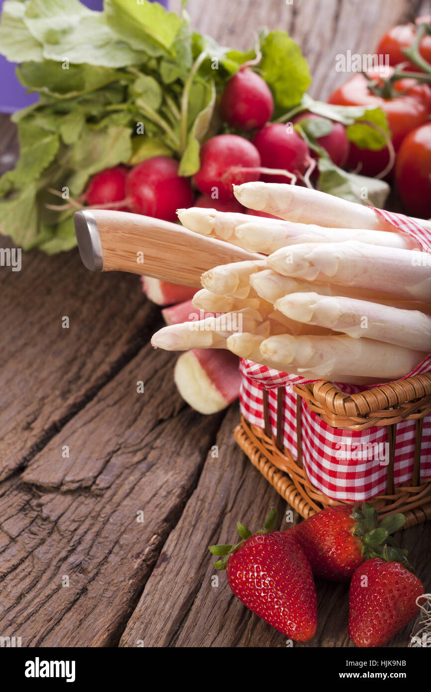 basket, fruit, vegetable, asparagus, arm, weapon, knive, knife, food ...