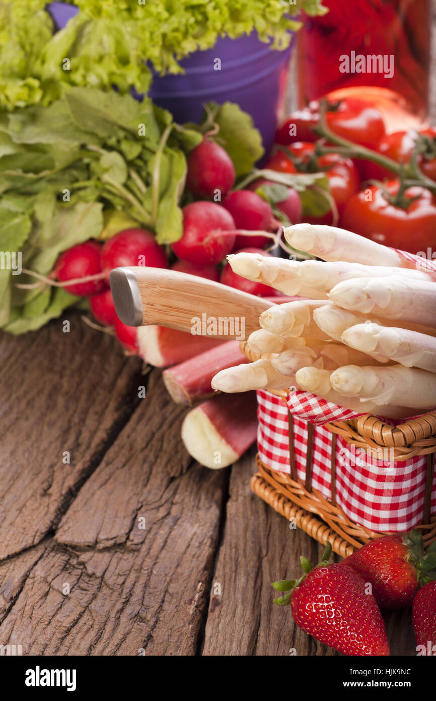 basket, fruit, vegetable, asparagus, arm, weapon, knive, knife, food ...