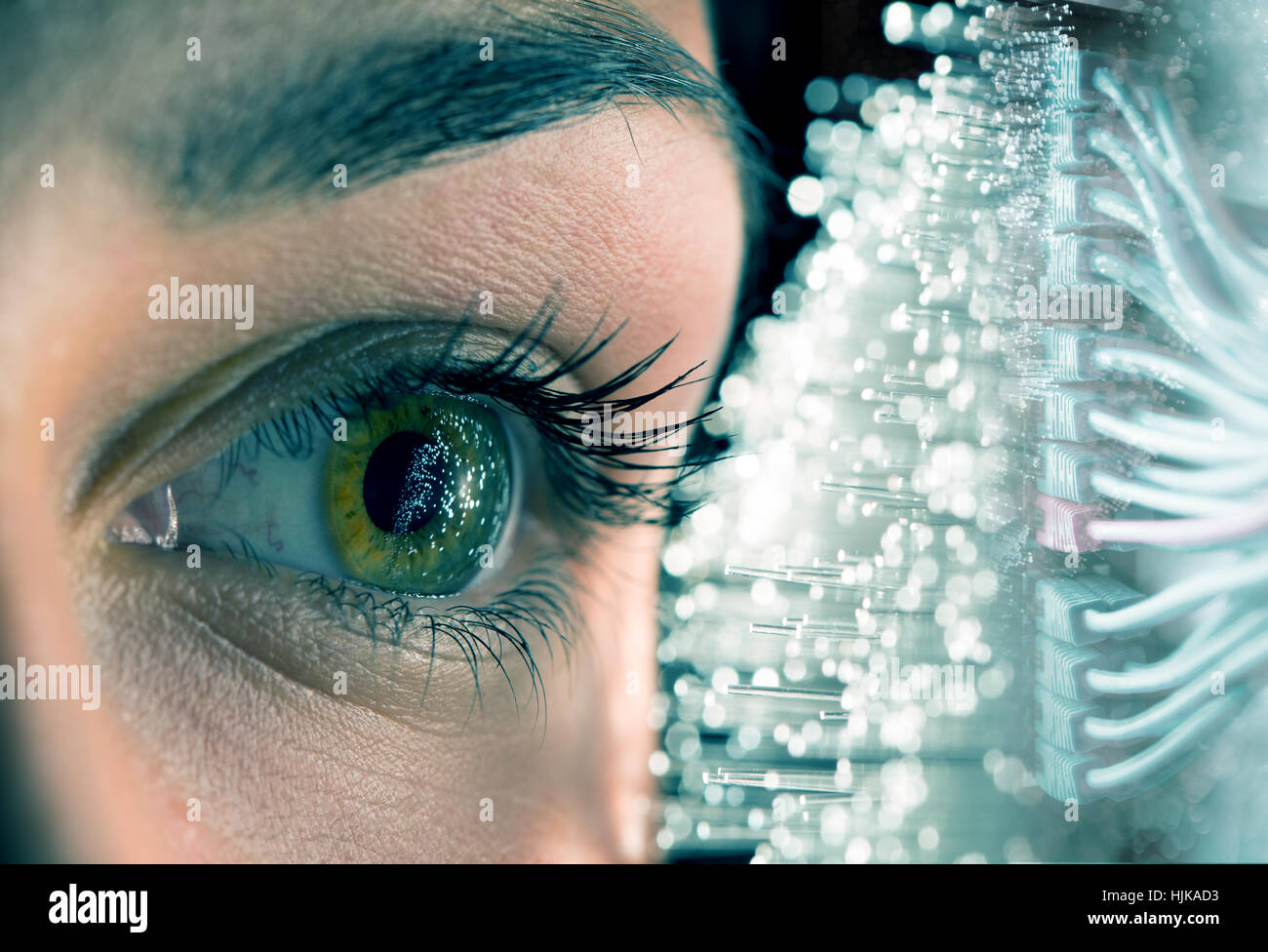Process of eye scanning hi-res stock photography and images - Alamy