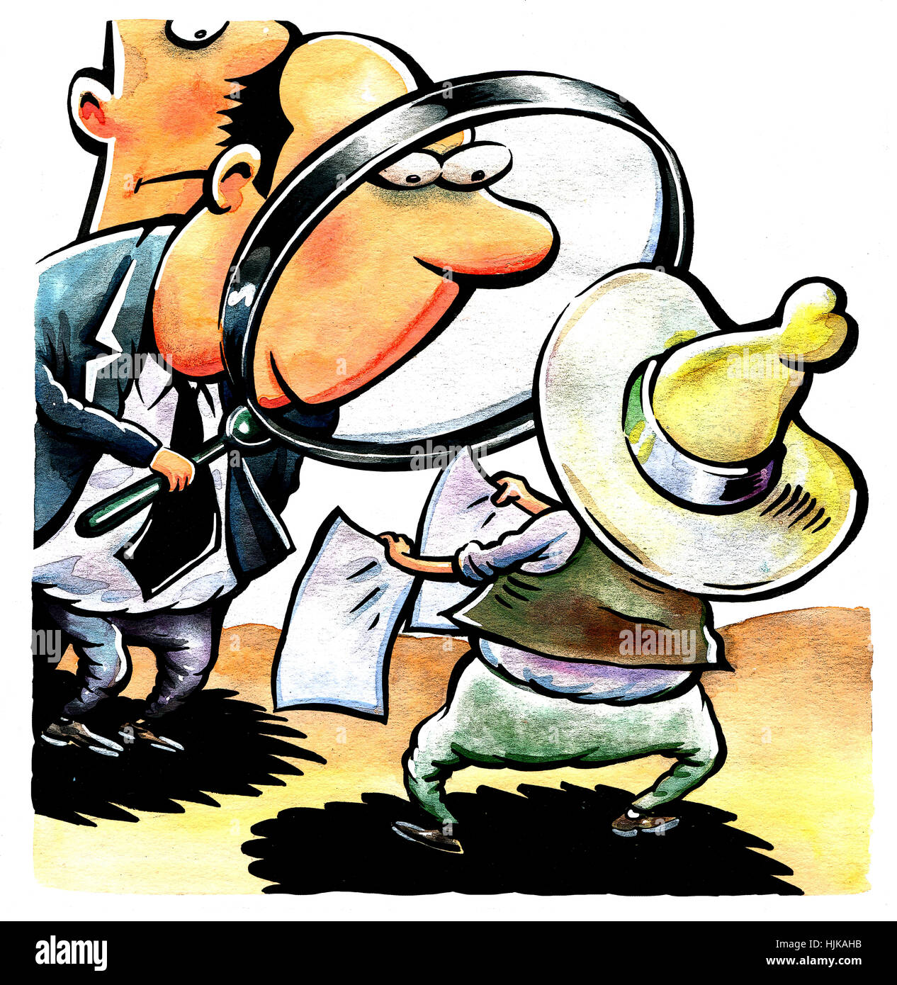 2 lawyers and scared cowboy Stock Photo - Alamy