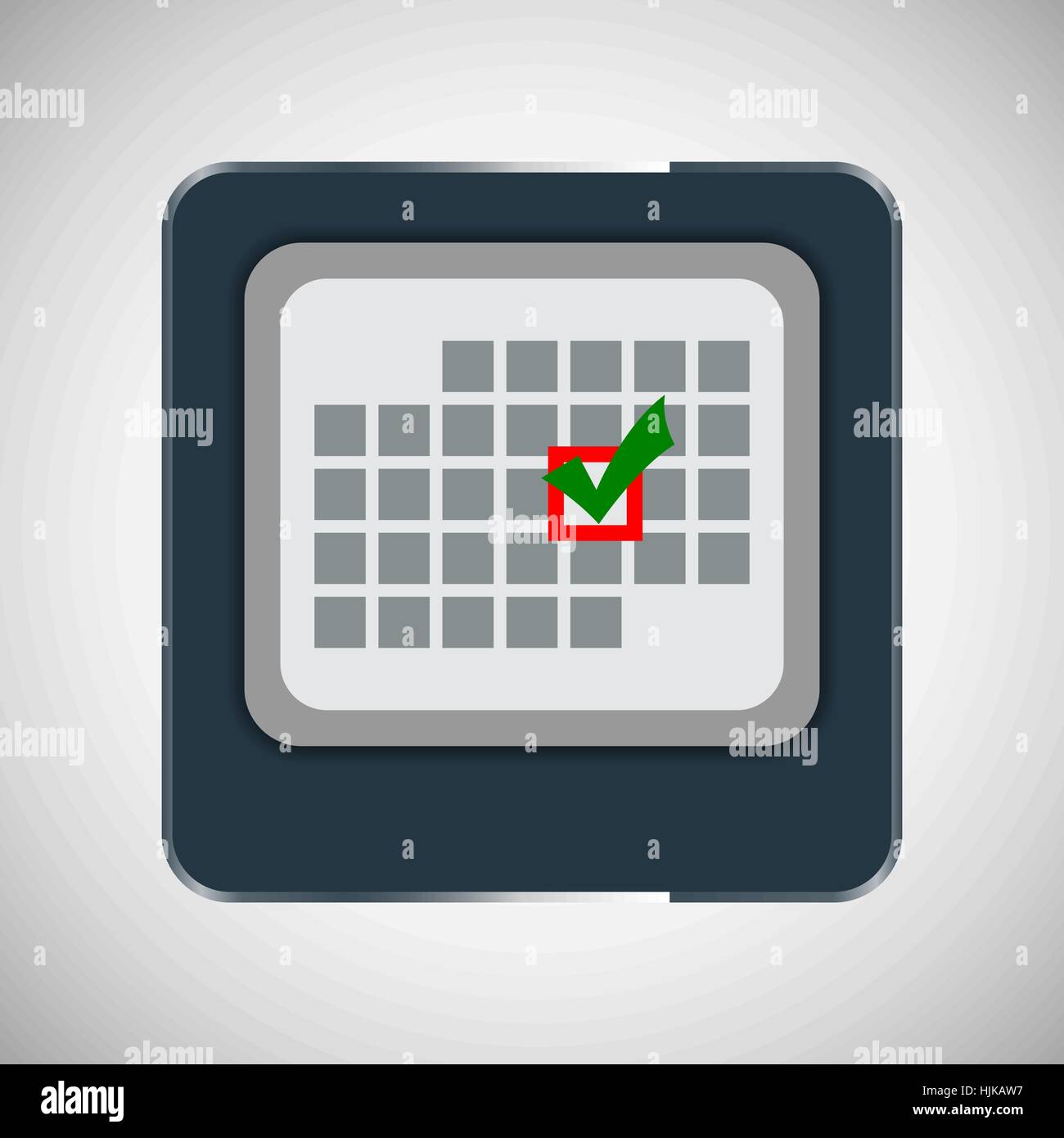 calendar with the events on a particular day. vector illustration Stock ...