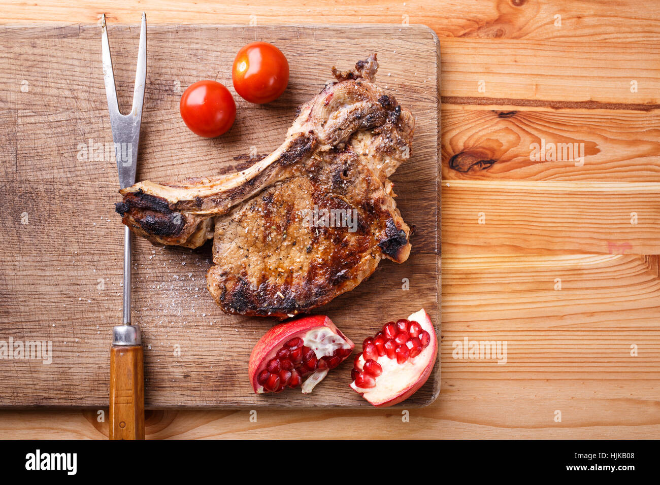 Restaurant beef steak menu or recipe background Stock Photo - Alamy