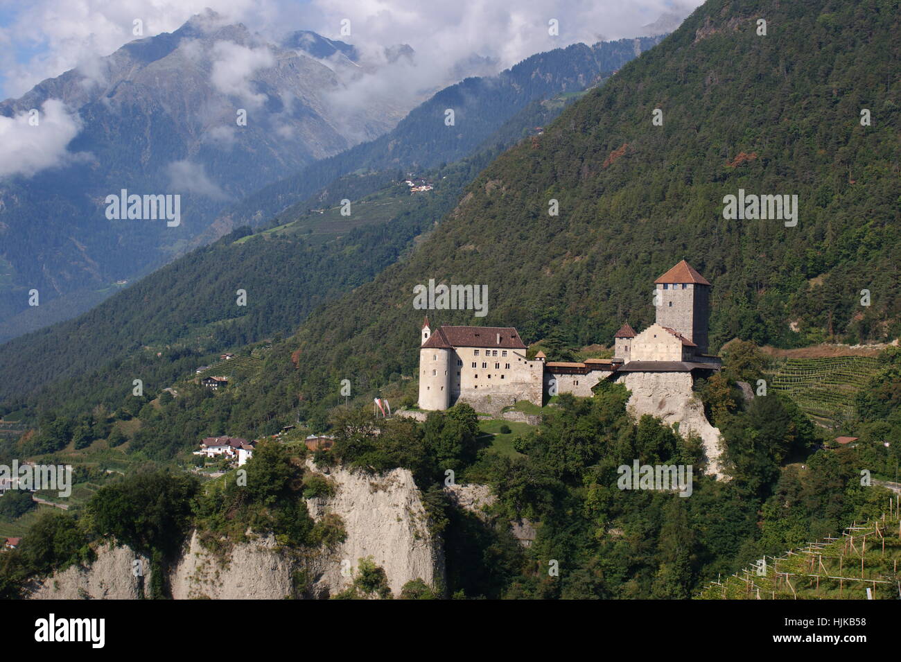 south tyrol, emblem, chateau, castle, tower, historical, houses ...