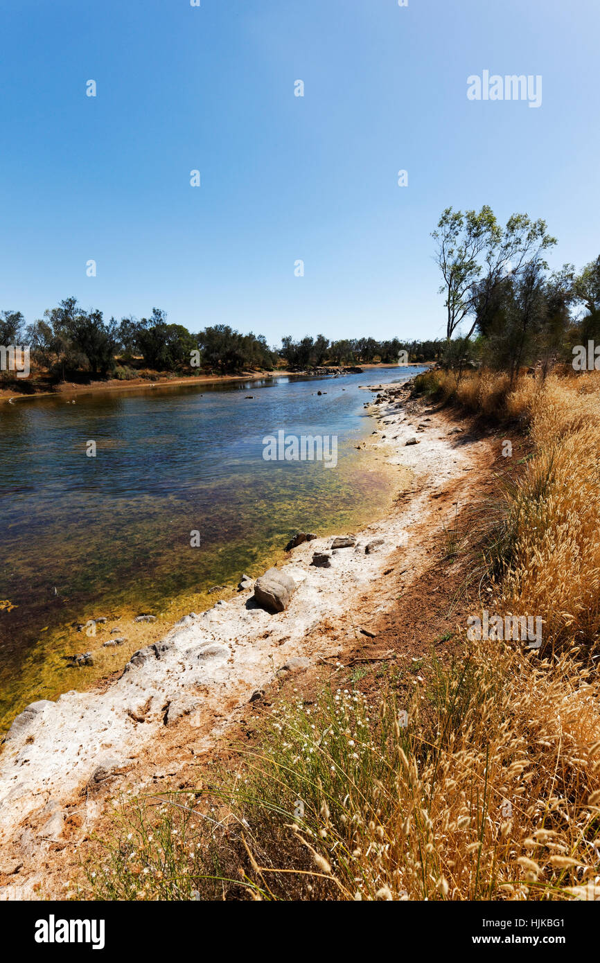 View up the Murchison River, Western Australia Stock Photo - Alamy