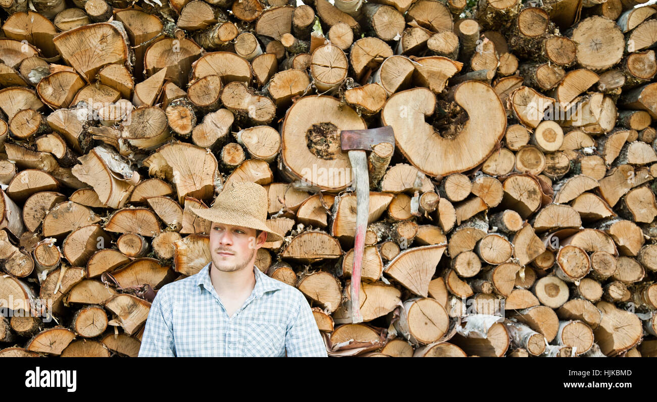 guy, tool, object, tree, industry, wood, strong, male, masculine, hat ...