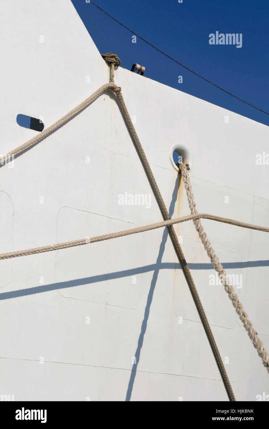 boat, ropes, ship, hanging, hang up, rowing boat, sailing boat ...