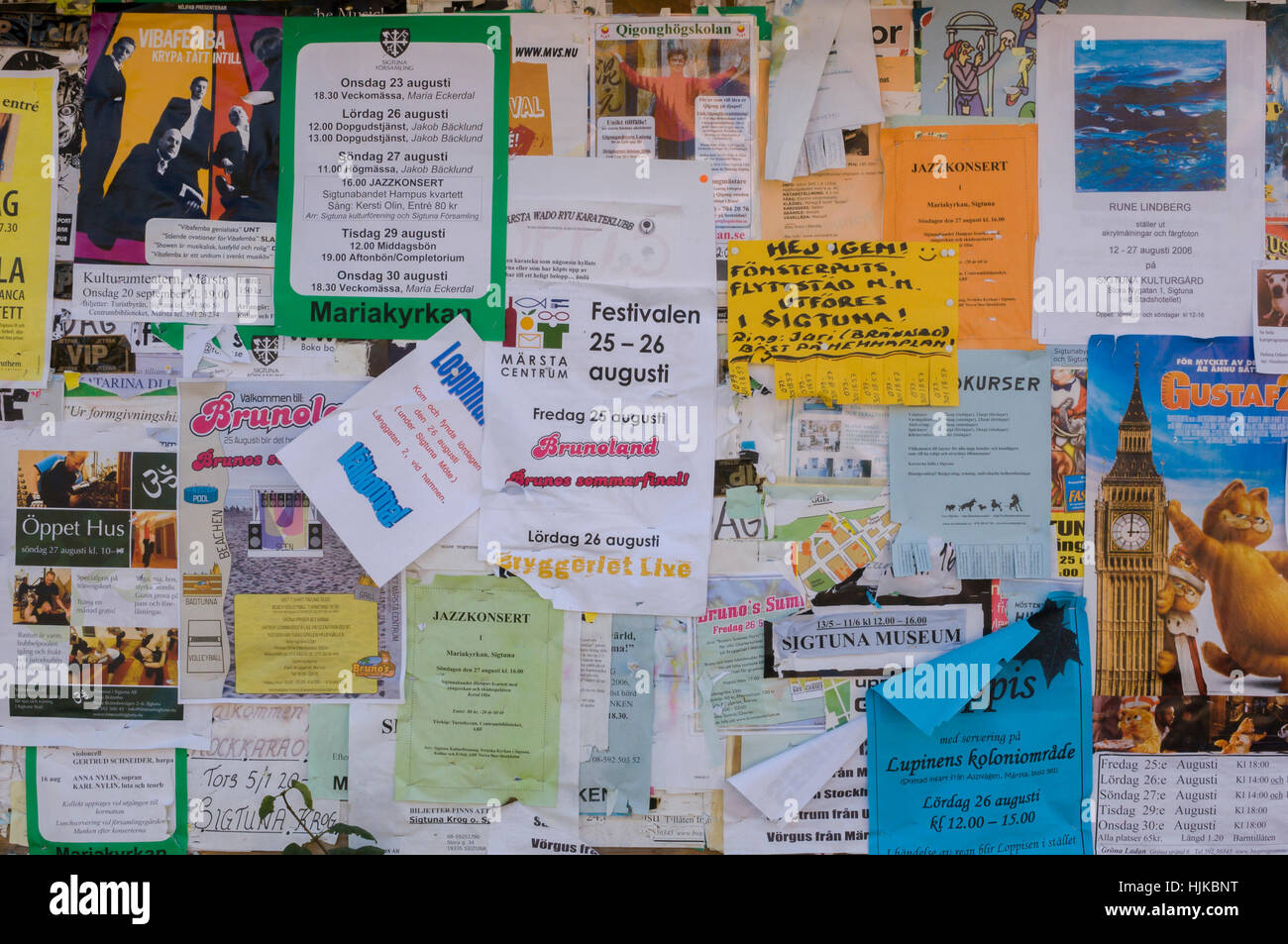 Info notice board hi-res stock photography and images - Alamy