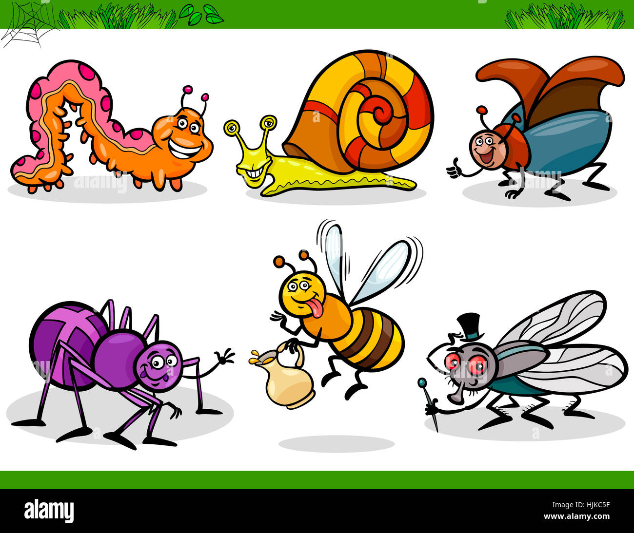 insect, beetle, spider, illustration, caterpillar, cartoon, fly, flies ...