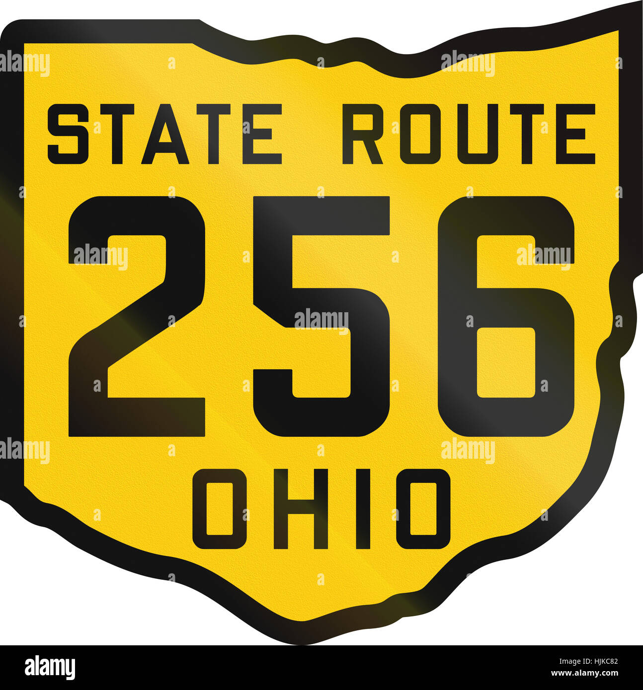 Historic Ohio Highway Route shield from 1920 used in the US Stock Photo ...