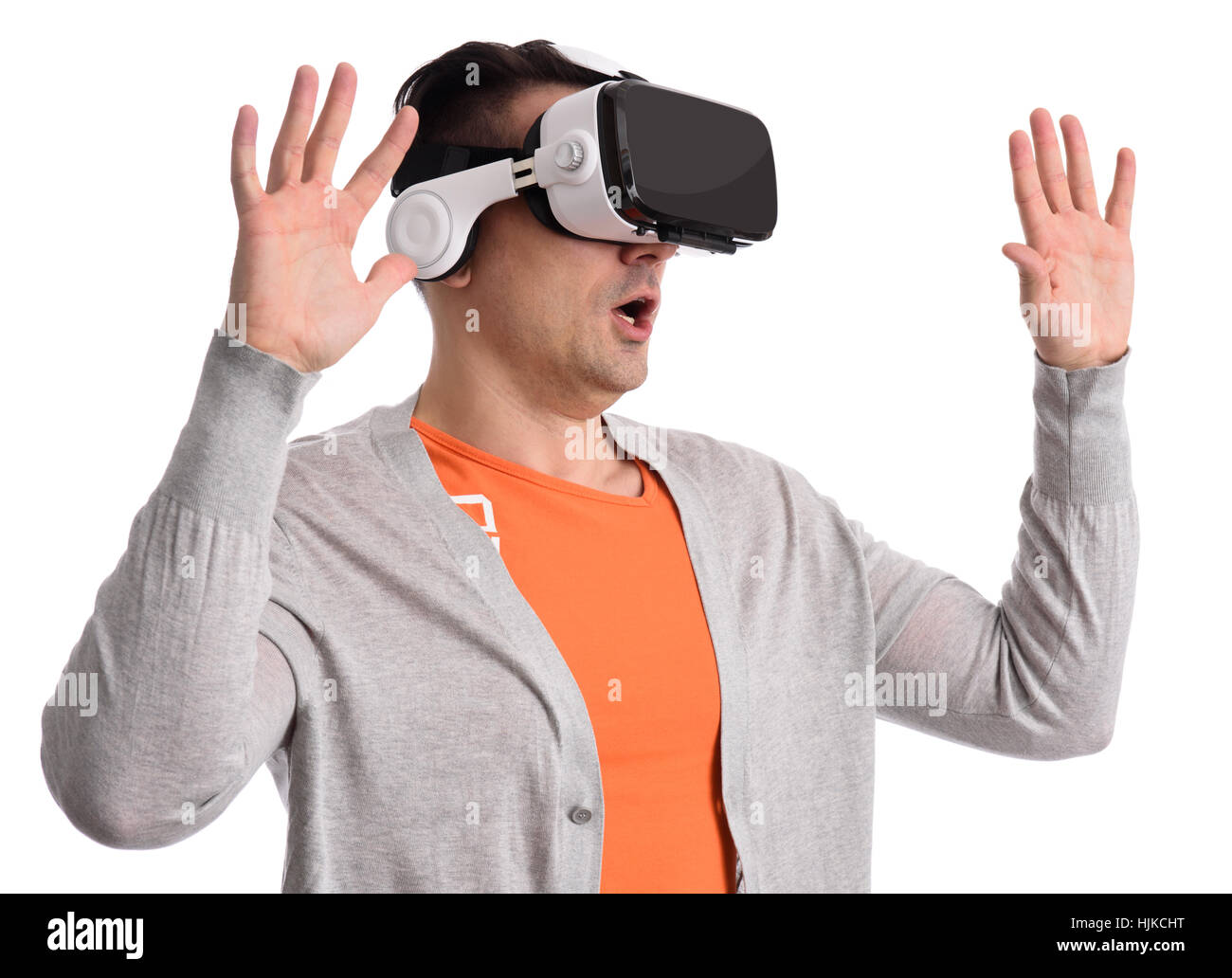 Virtual reality gamer hi-res stock photography and images - Alamy