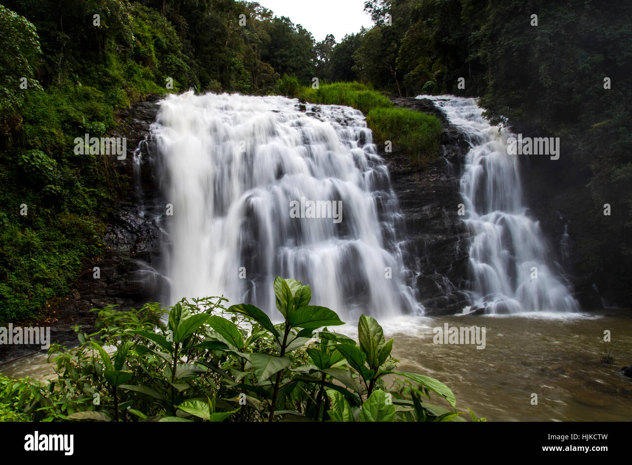Abbey falls in the coorg region of Karnataka India Stock Photo - Alamy