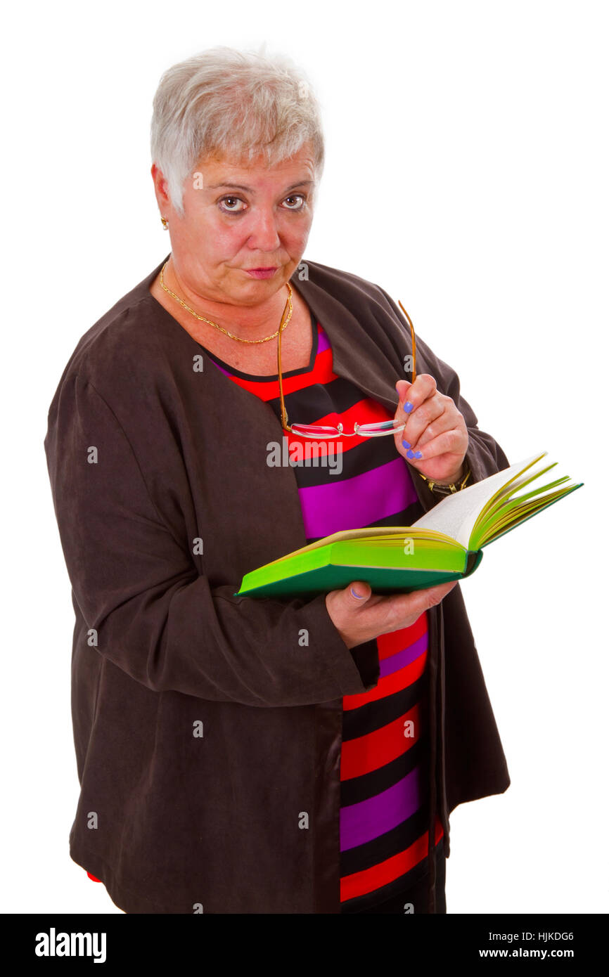 hobby, seniort, reader, scanning, reads, book, age, elder, old, woman ...