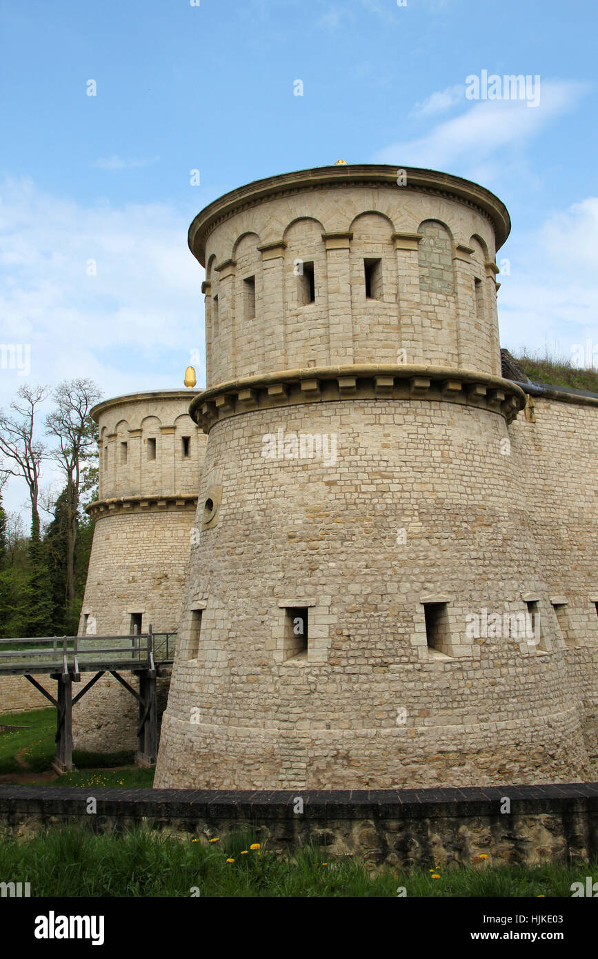 fortress, blockhouse, luxembourg, chateau, castle, tower, historical ...