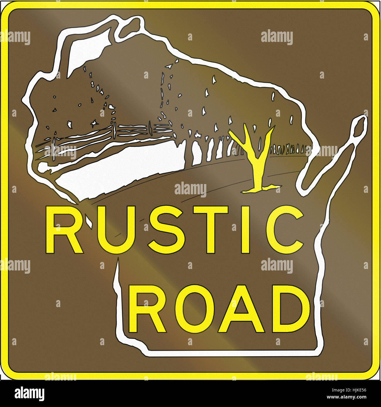 Wisconsin rustic road hi-res stock photography and images - Alamy
