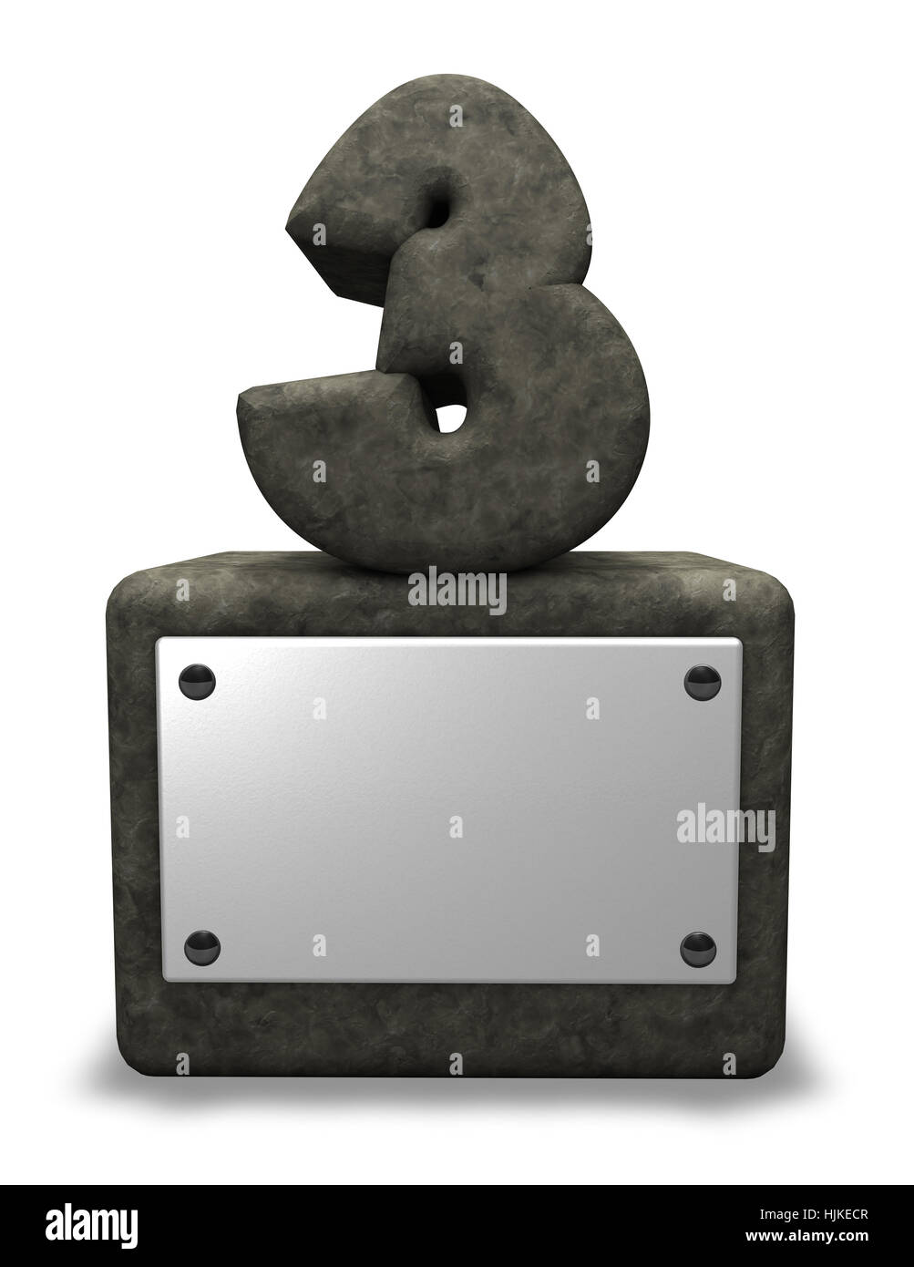 sign, signal, monument, stone, three, number, pictogram, symbol ...