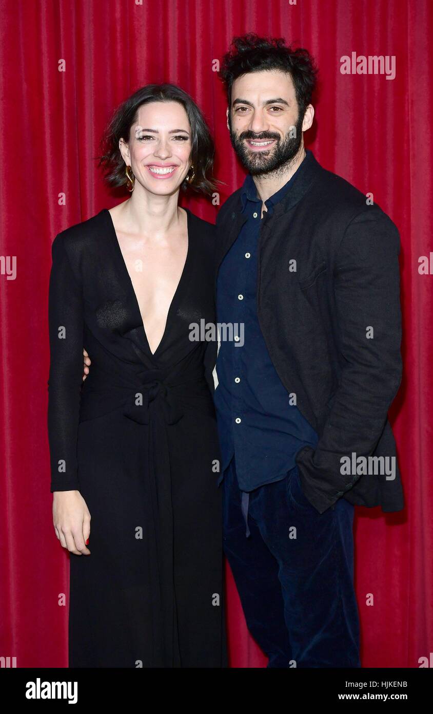 Rebecca Hall (left) and Morgan Spector attend a special screening of ...
