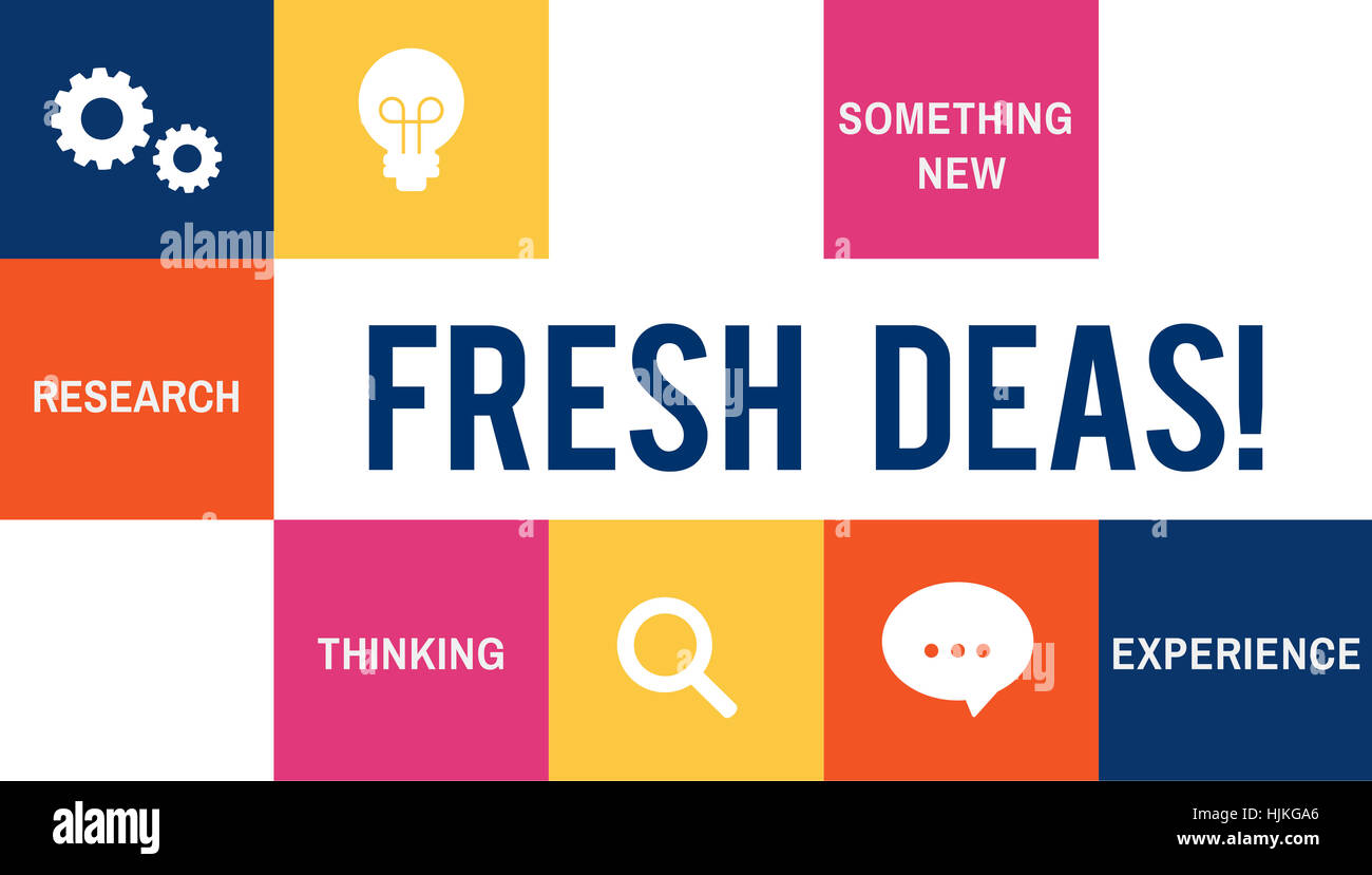 Fresh Ideas Creative Thinking Concept Stock Photo - Alamy