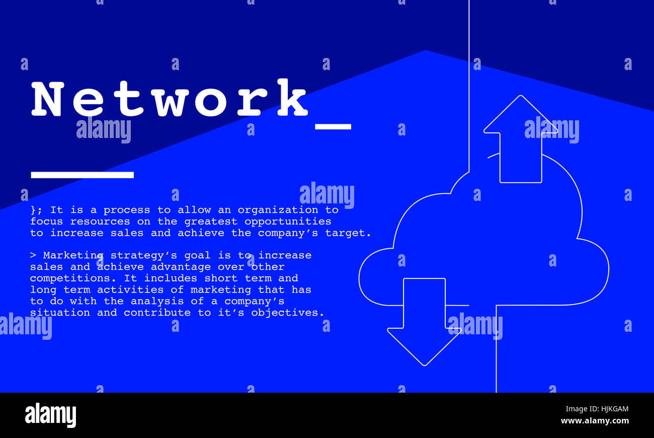 Cloud Computing Network Connection Concept Stock Photo - Alamy