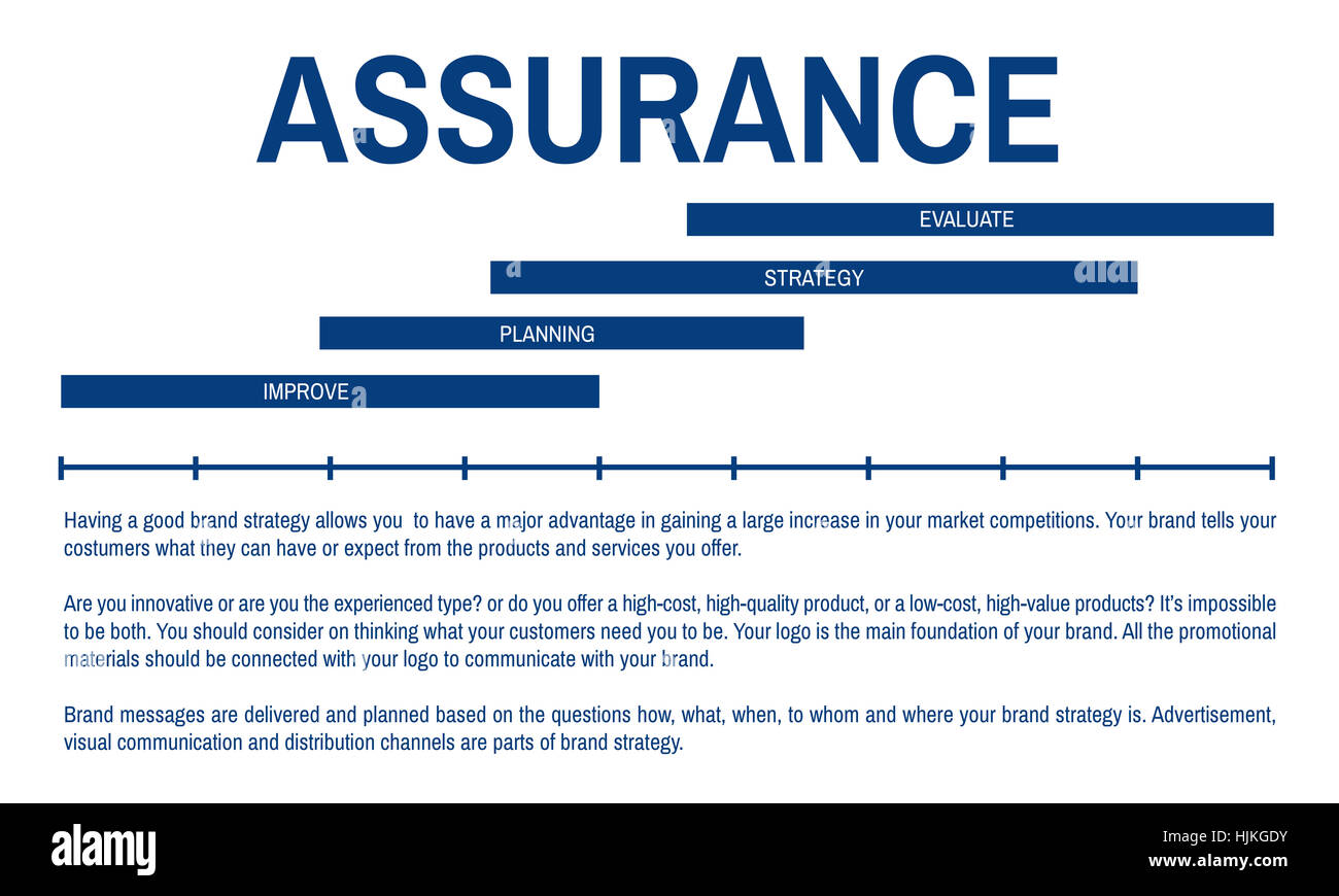 Assurance Guarantee Standard Quality Concept Stock Photo - Alamy