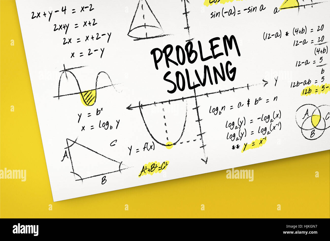 Methematics Math Algebra Calculus Numbers Concept Stock Photo - Alamy
