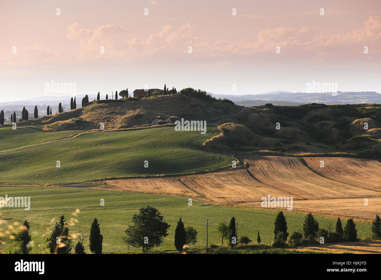 scenic landscapes of Crete Senesi, siena, tuscany, italy Stock Photo ...