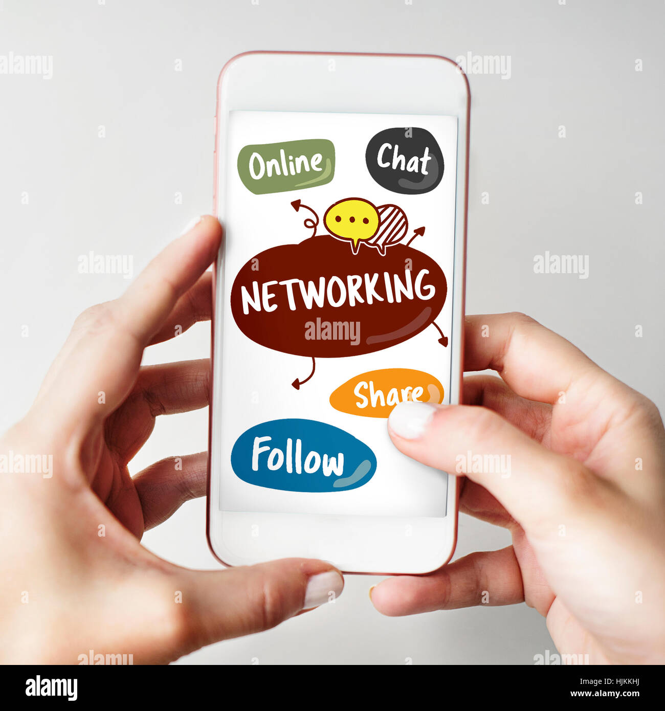 Social Media Word Diagram Concept Stock Photo - Alamy