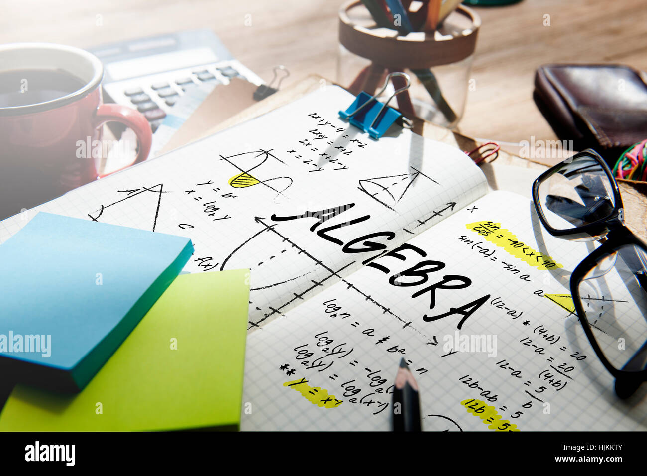 Methematics Math Algebra Calculus Numbers Concept Stock Photo - Alamy