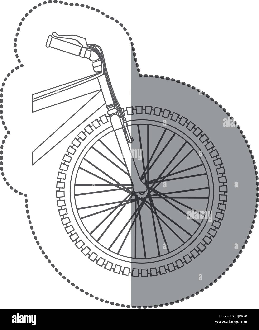 Circular handlebars Stock Vector Images - Alamy