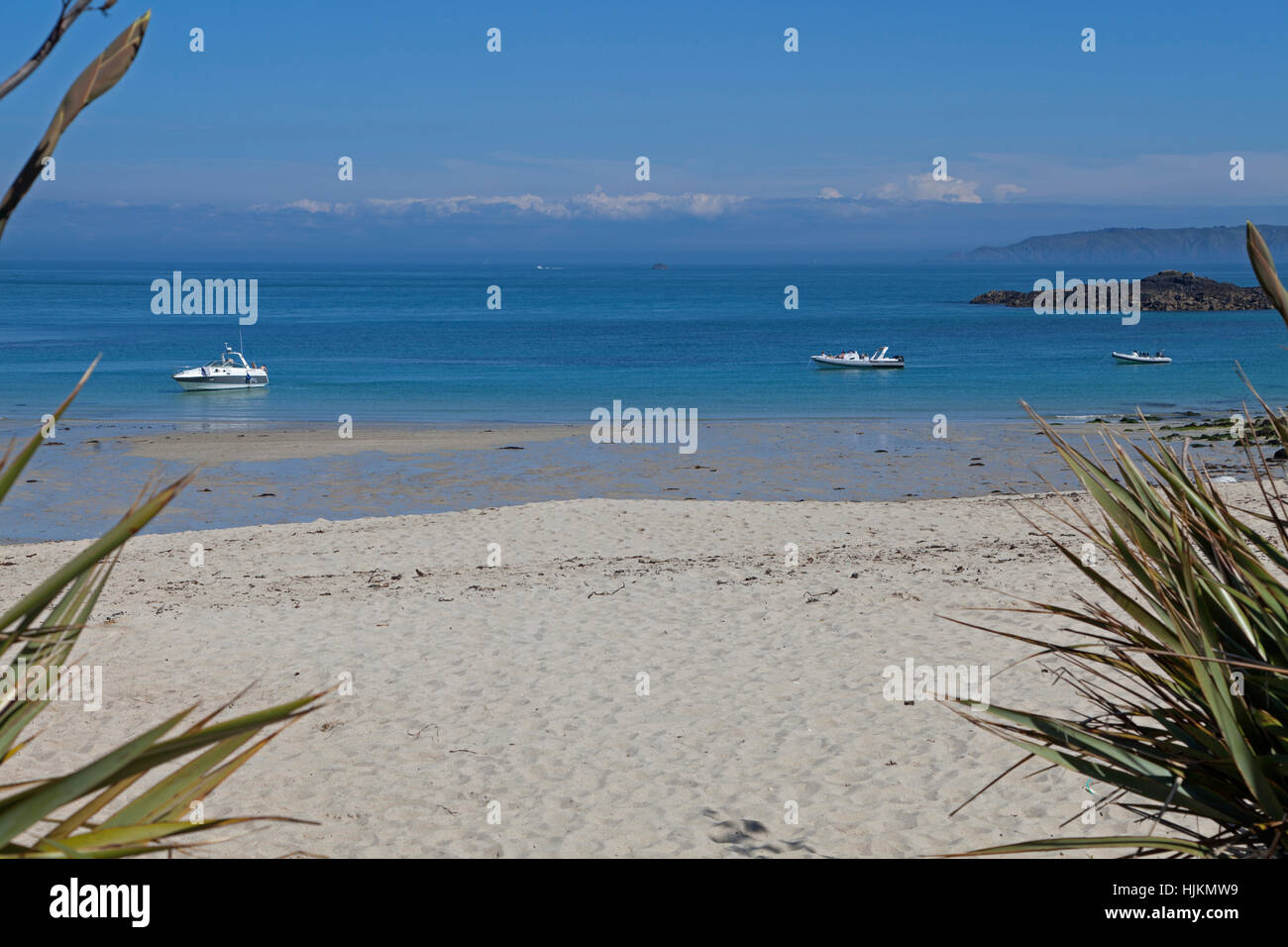 Shell Beach at Herm Stock Photo - Alamy