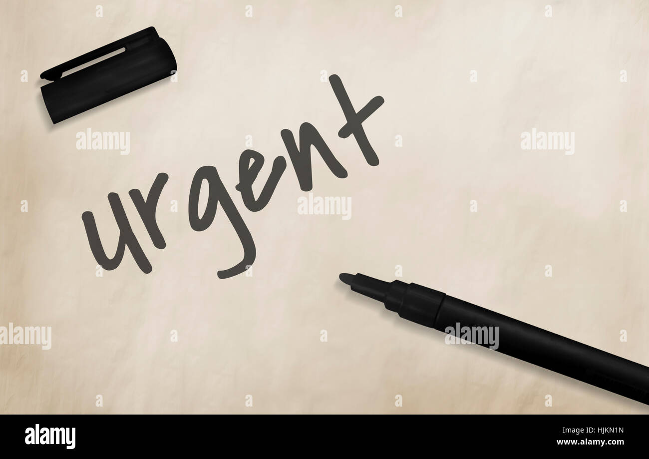Urgent Situation Necessary Imperative Important Concept Stock Photo - Alamy