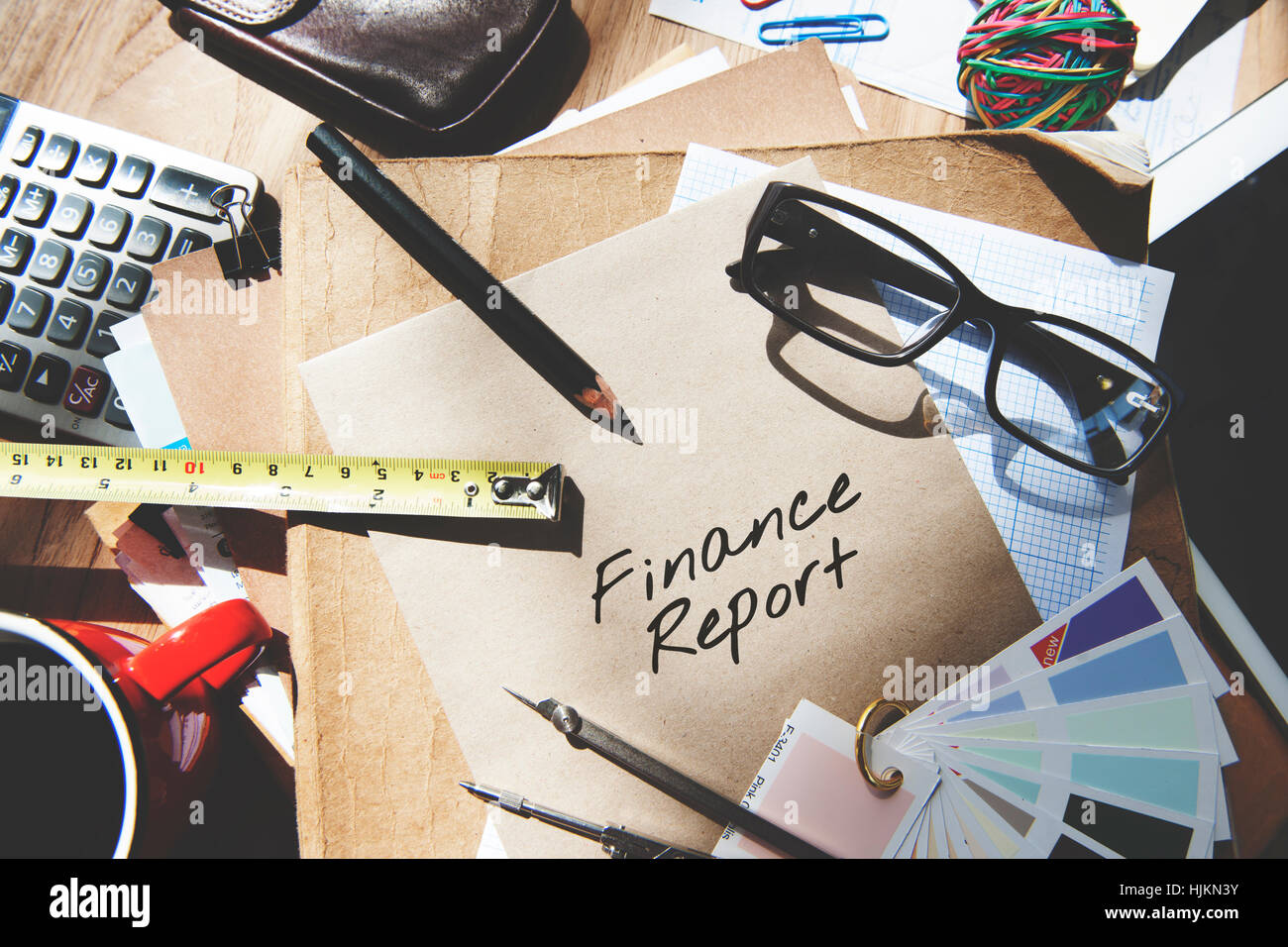 Financial Daily Report Business Strategy Minutes Concept Stock Photo ...