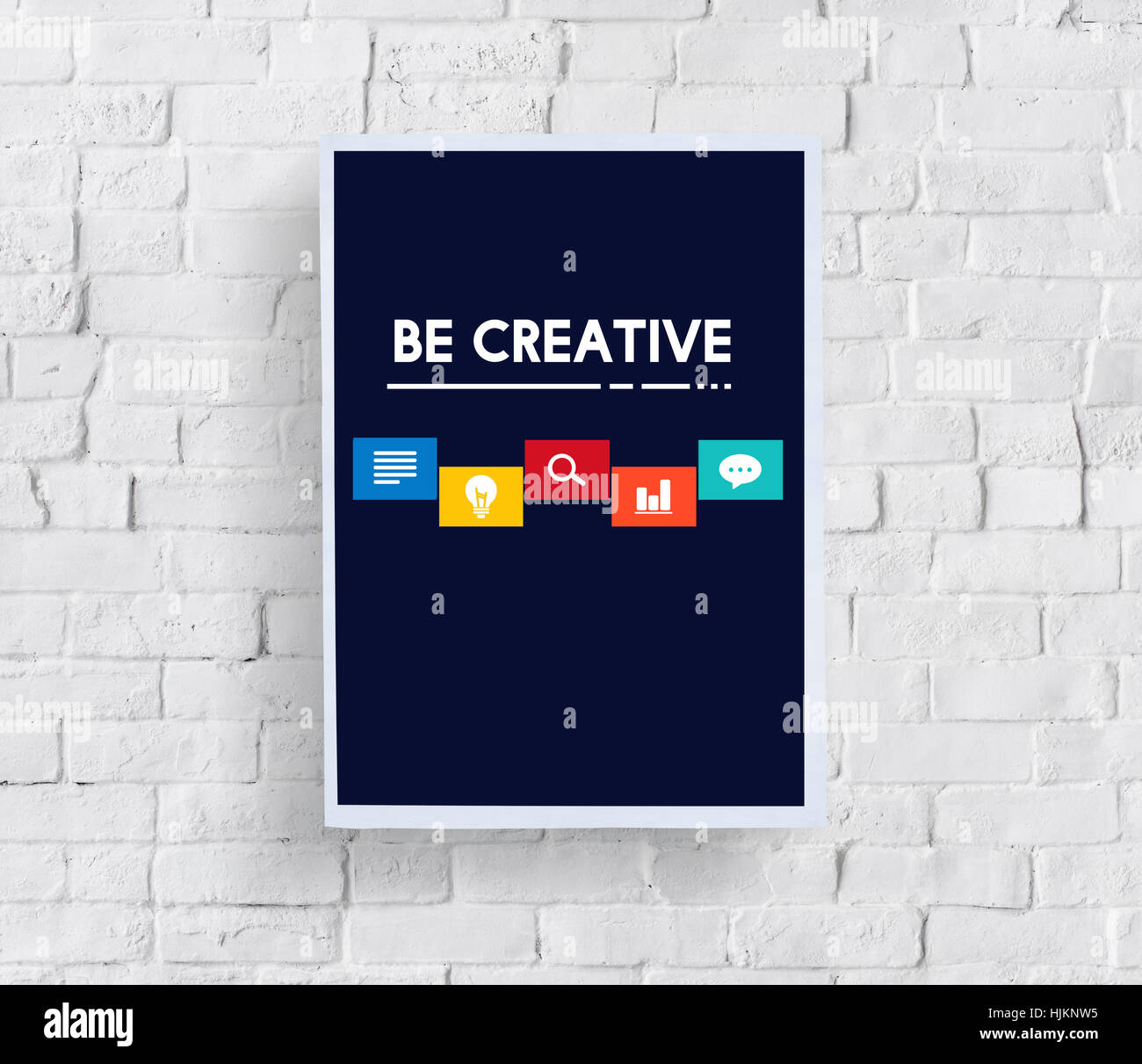 Creative Ideas Icon Boxes Concept Stock Photo - Alamy