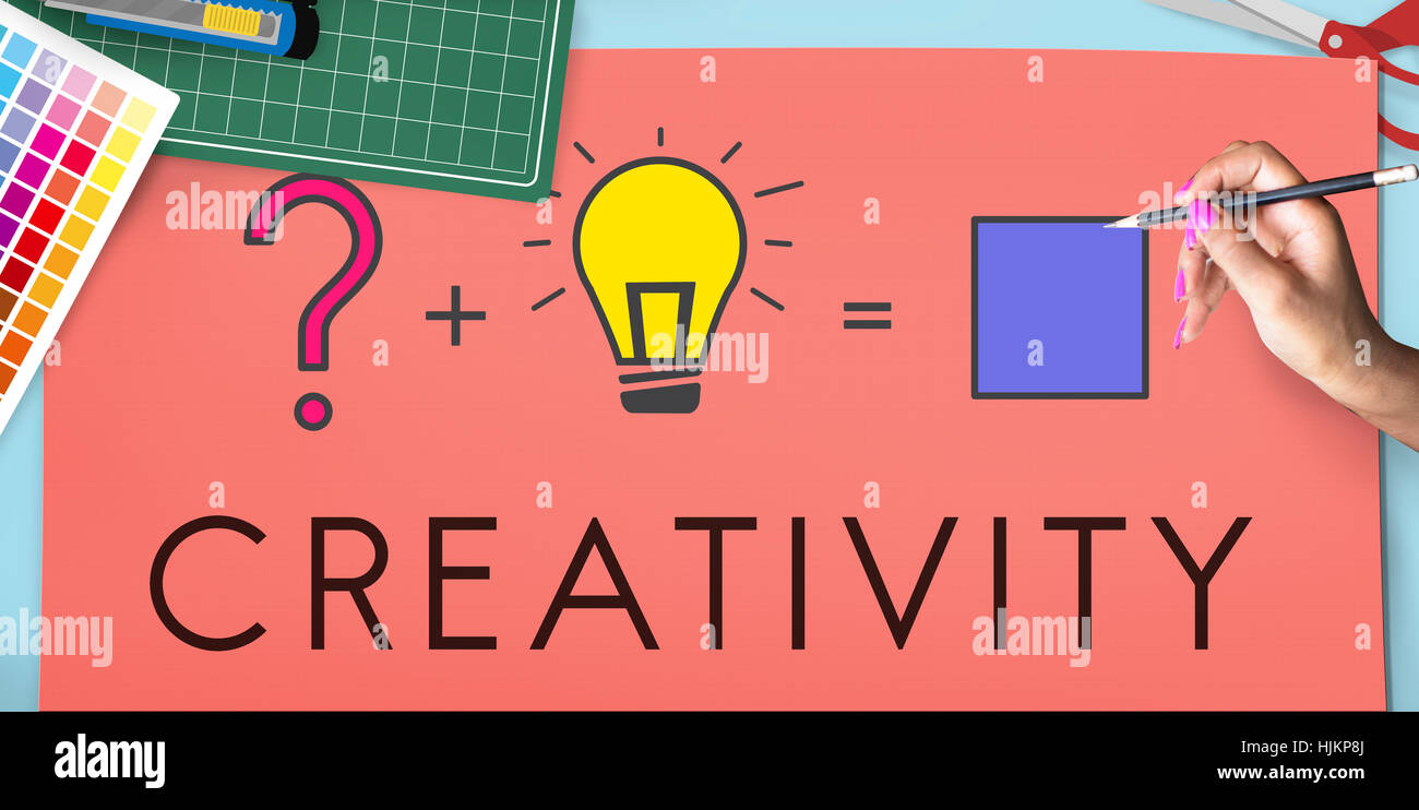 Creativity Ideas Imagination Inspiration Aspiration Concept Stock Photo ...