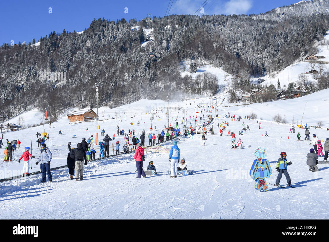 Engelberg ski slope hi-res stock photography and images - Alamy