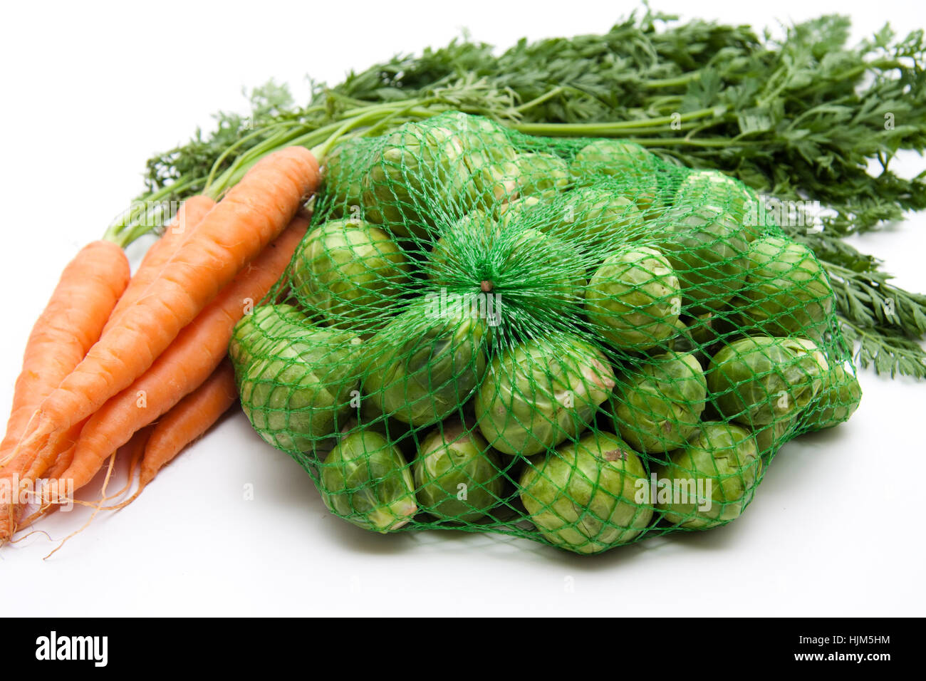 brussels sprouts in the net Stock Photo - Alamy
