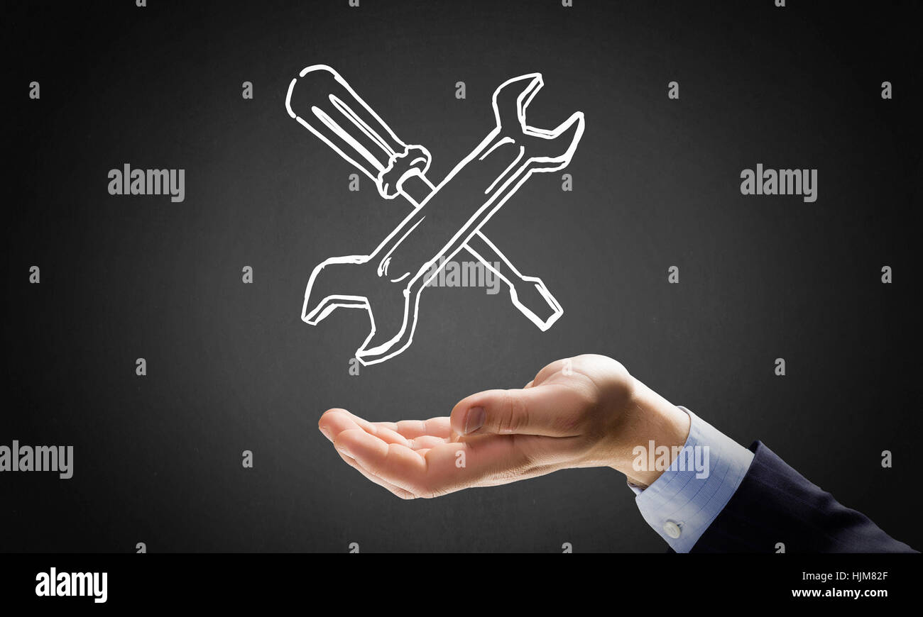 Settings tools icon hi-res stock photography and images - Alamy