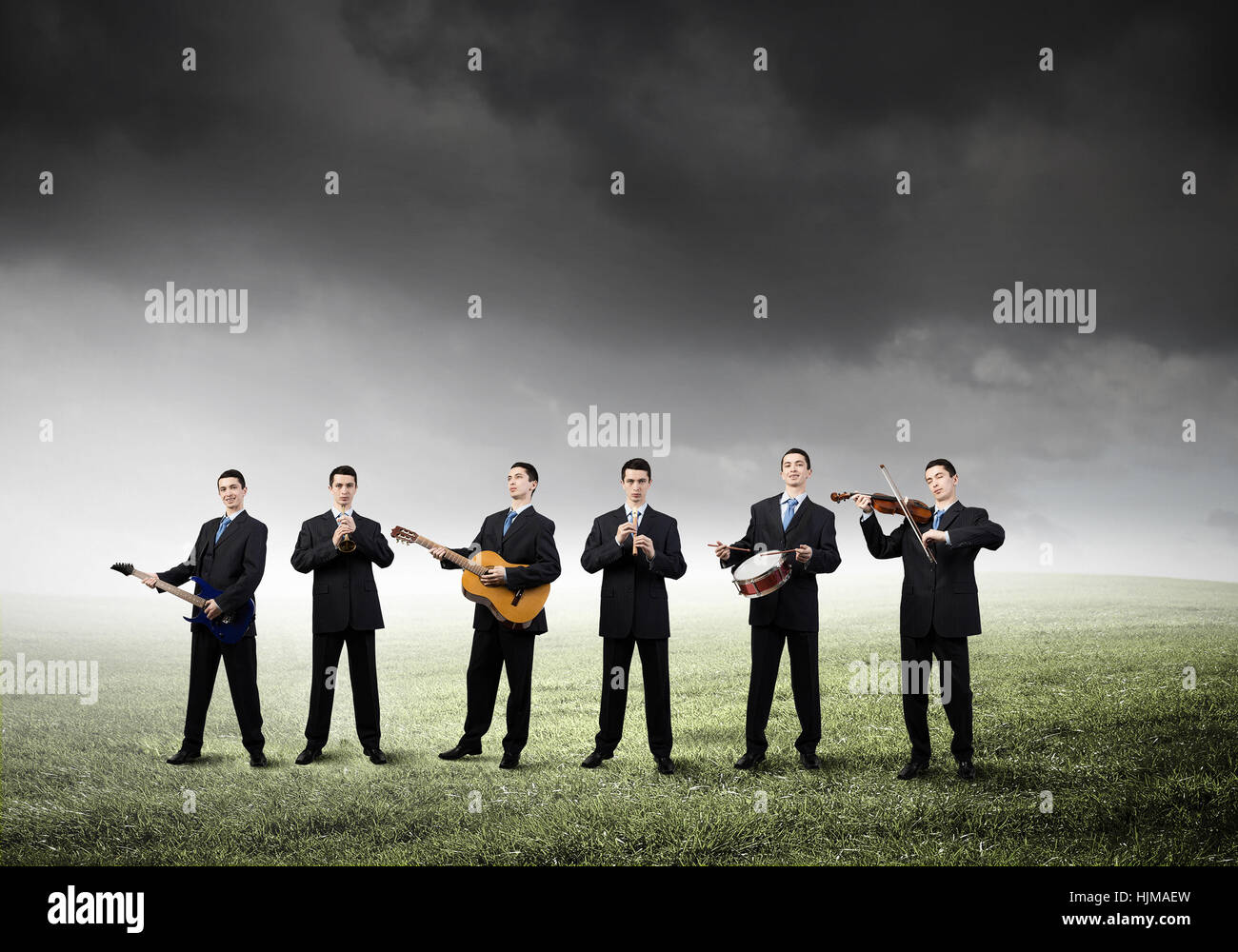 Musician different musical instruments hi-res stock photography and ...